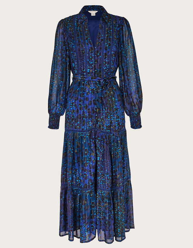 Zoe Print Shirt Dress Blue | Evening Dresses | Monsoon UK.