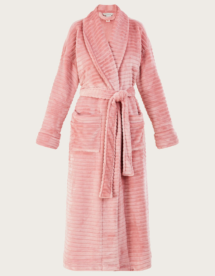 Stripe Textured Dressing Gown Pink | Robes And Dressing Gowns | Monsoon UK.