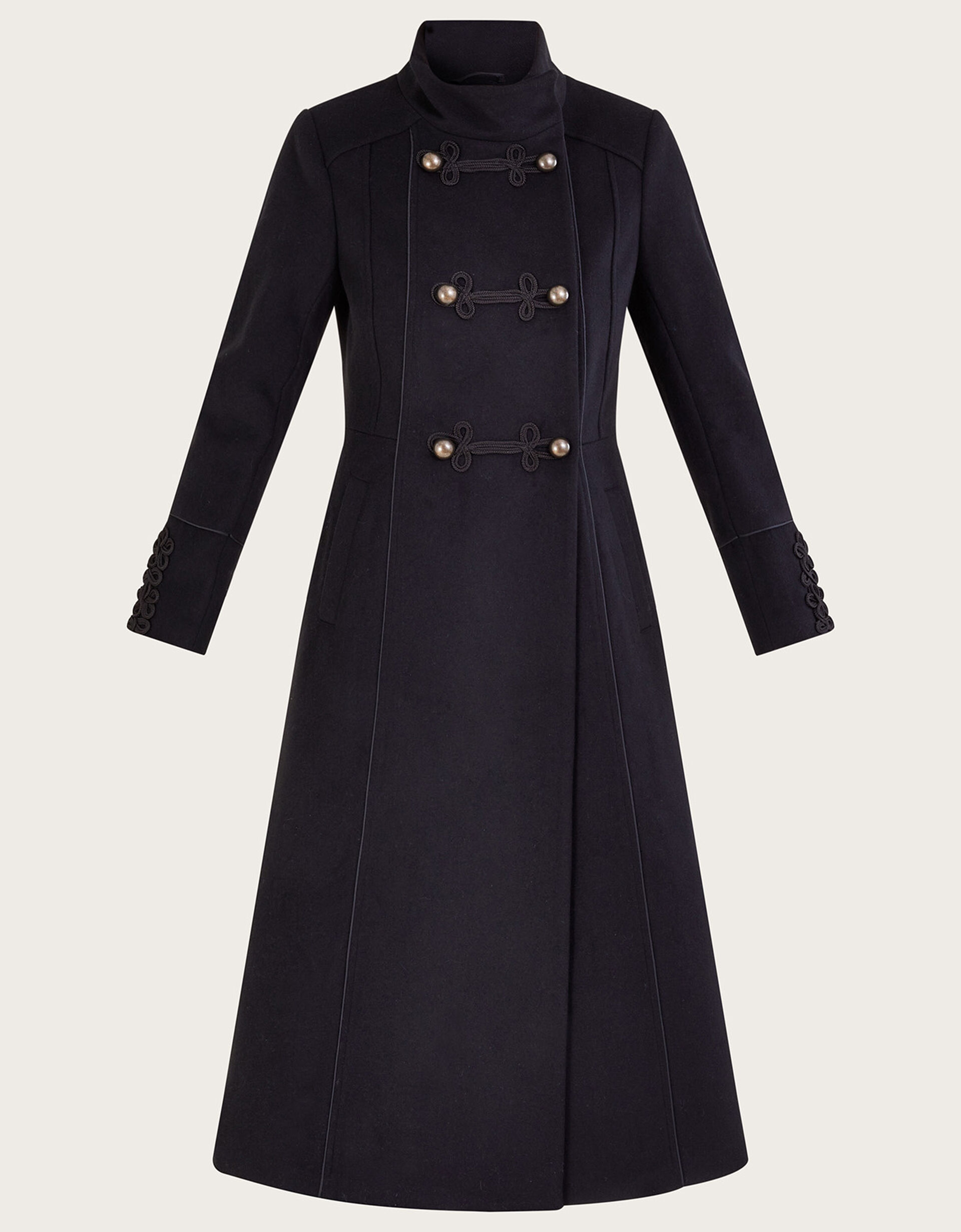 Mya Military Coat Black | Women's Coats | Monsoon UK.