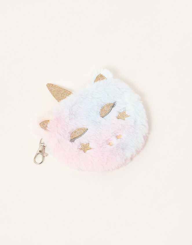 Rainbow Fluffy Unicorn Purse