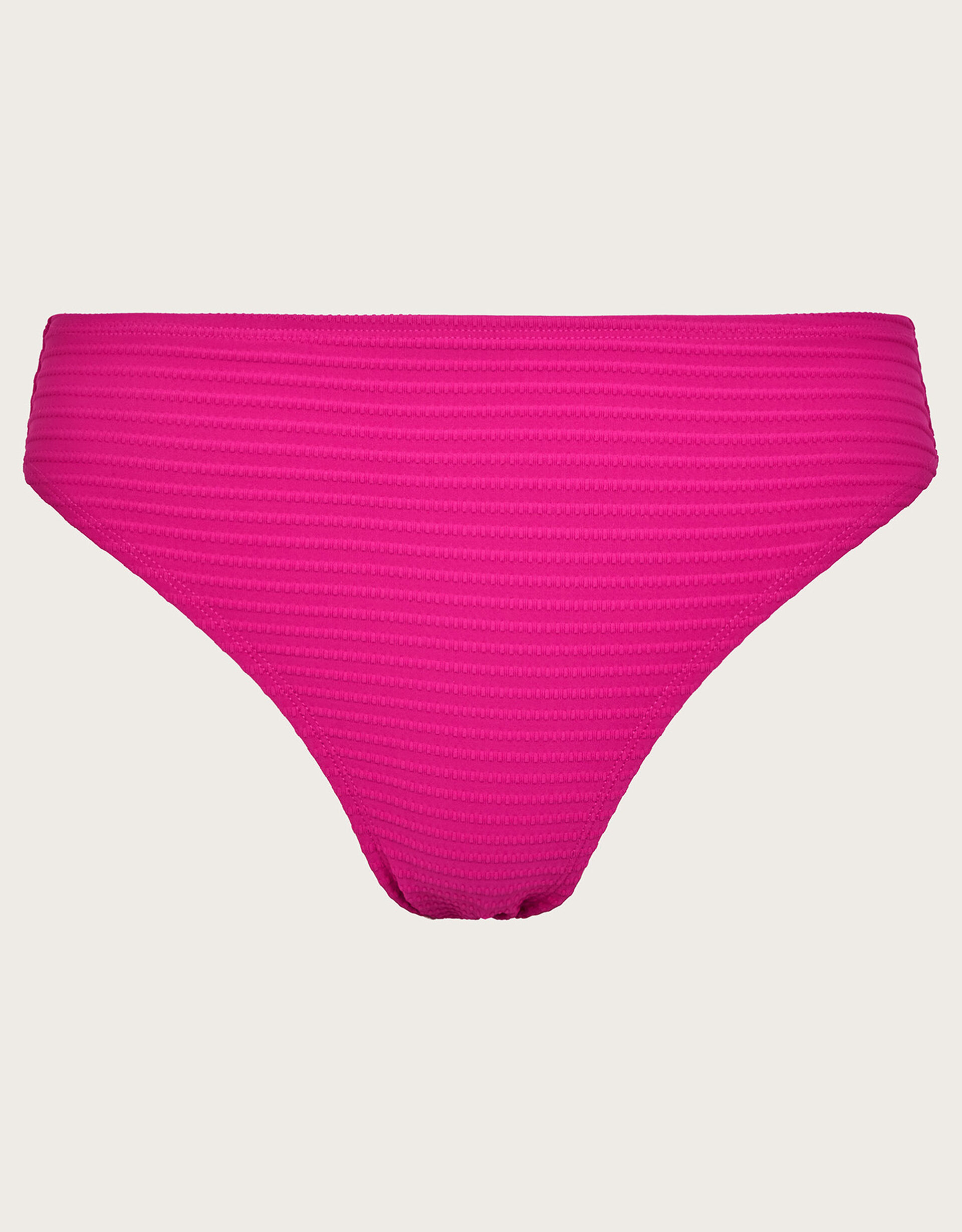 Maria Ribbed Bikini Bottoms Pink