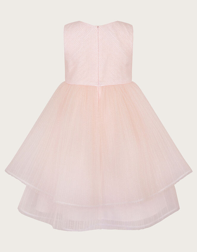 Beau Roses Glitter Dress Pink | Girls' Dresses | Monsoon UK.