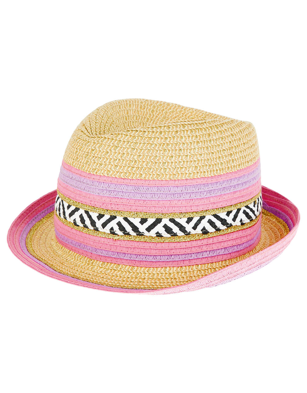 Stripe Trilby Hat Multi