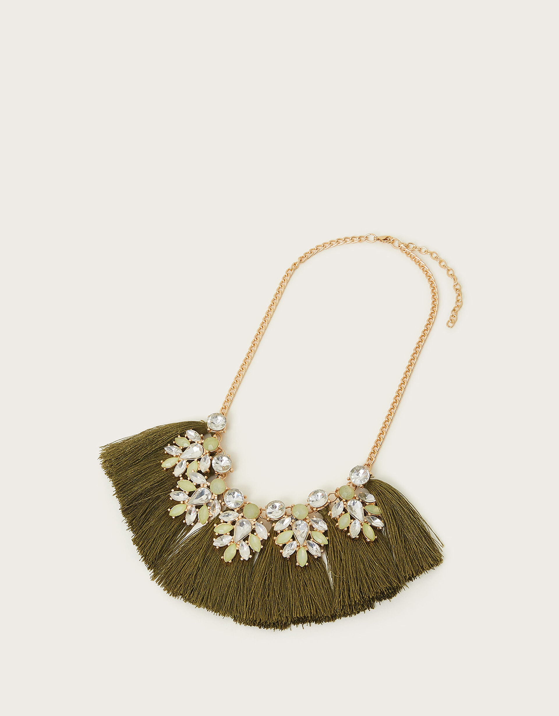 Beaded Fringe Necklace
