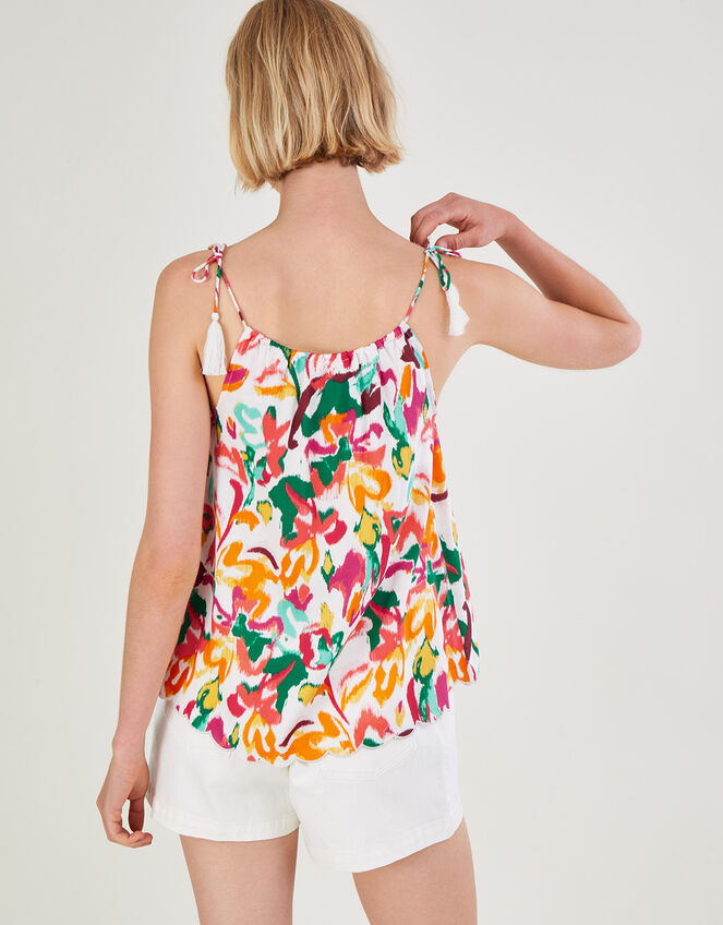 Printed Cami Top in LENZING™ ECOVERO™ Pink