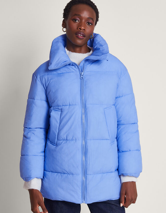 Emmy Padded Coat Blue | Women's Coats | Monsoon UK.