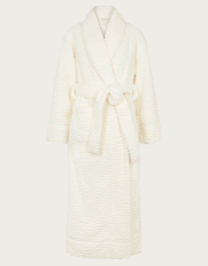 Bess Borg Dressing Gown Cream | Robes And Dressing Gowns | Monsoon UK.