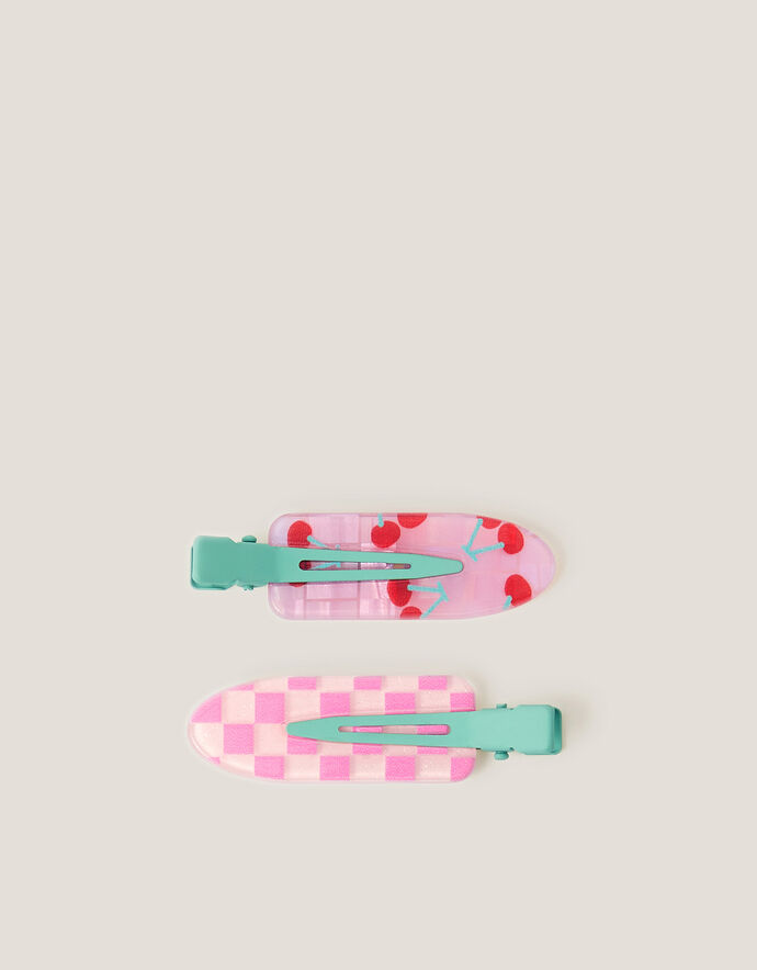 2-Pack Printed Salon Hair Clips