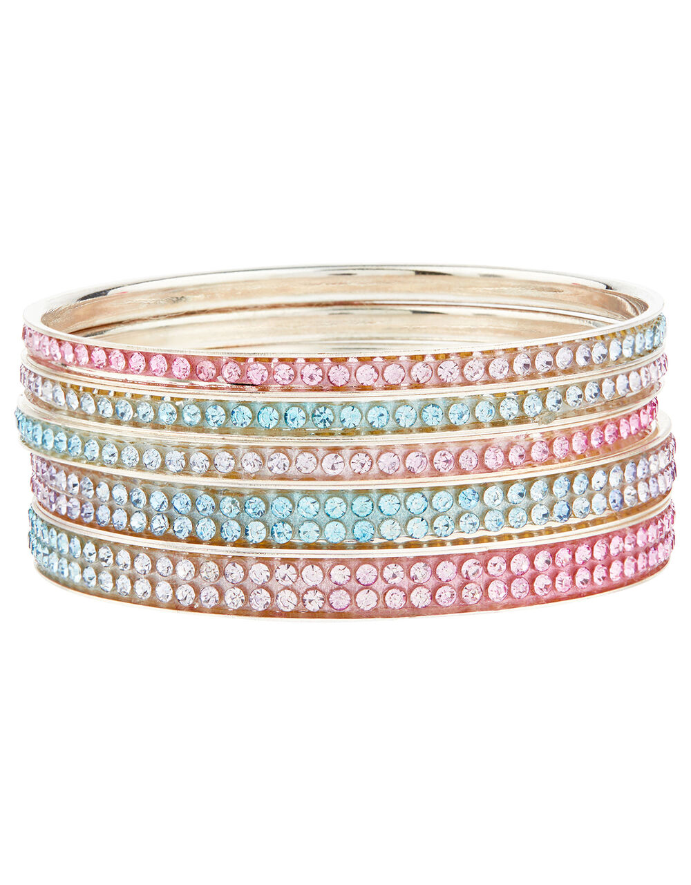 Rainbow Crystal Bangle Set | Girls' Jewellery | Monsoon UK.