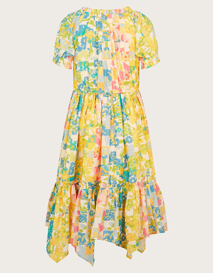 Patchwork Floral Dress Yellow | Girls' Dresses | Monsoon UK.