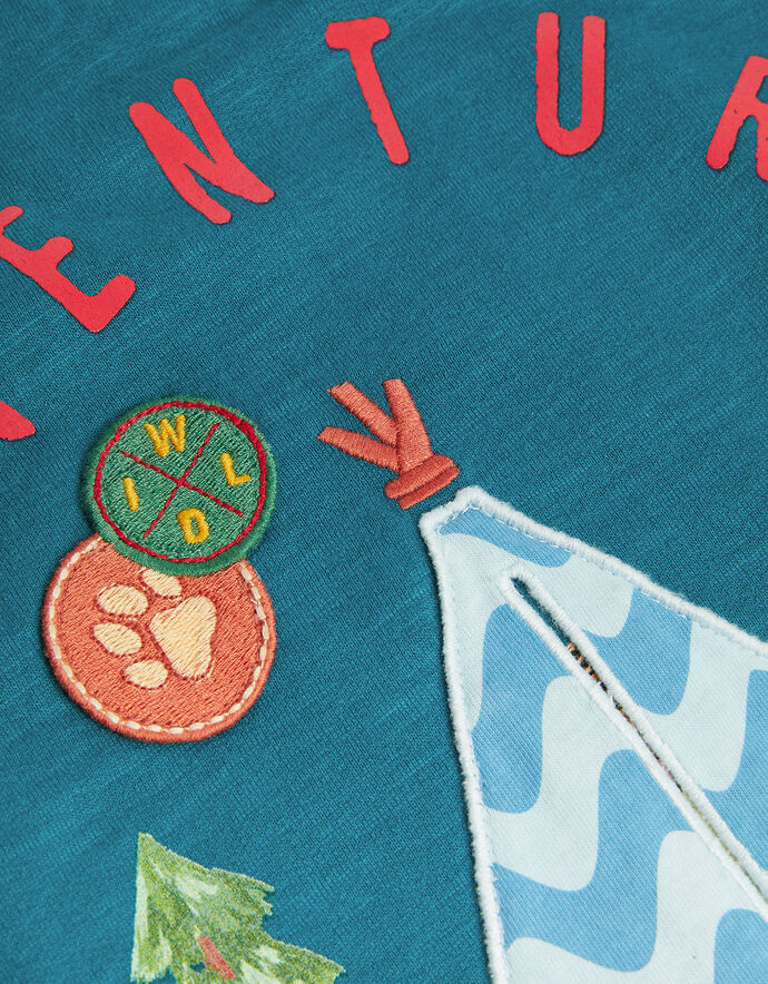 Adventure Applique Sweatshirt Blue | Boys' Jumpers & Cardigans ...