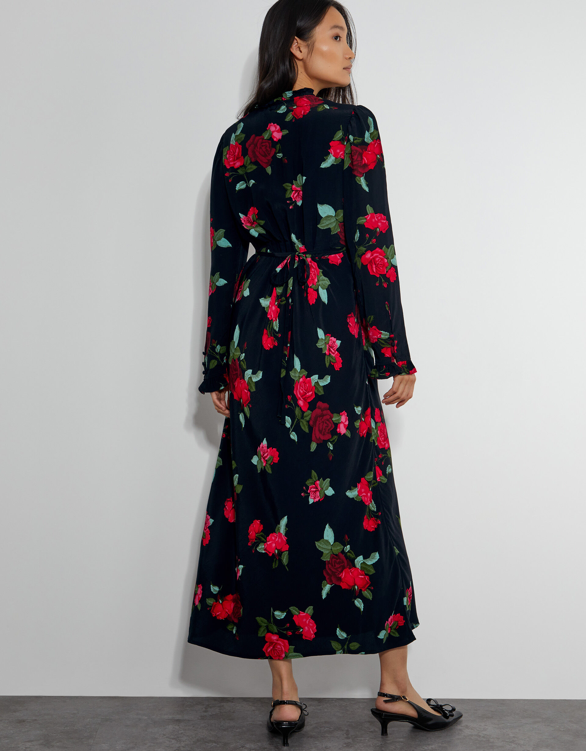 Deven Rose Dress Black
