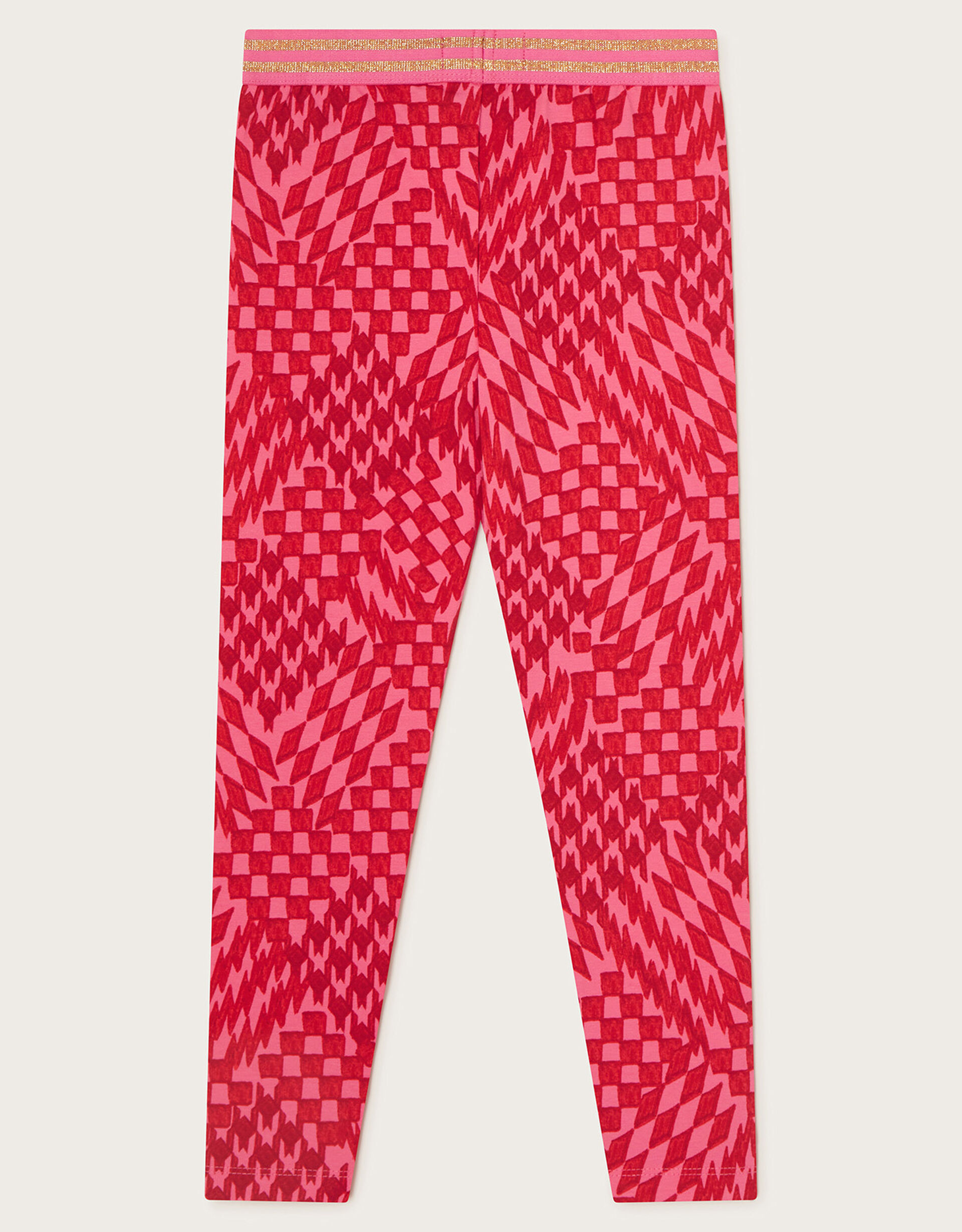 Patterned Leggings Red | Girls' Trousers & Leggings | Monsoon UK.