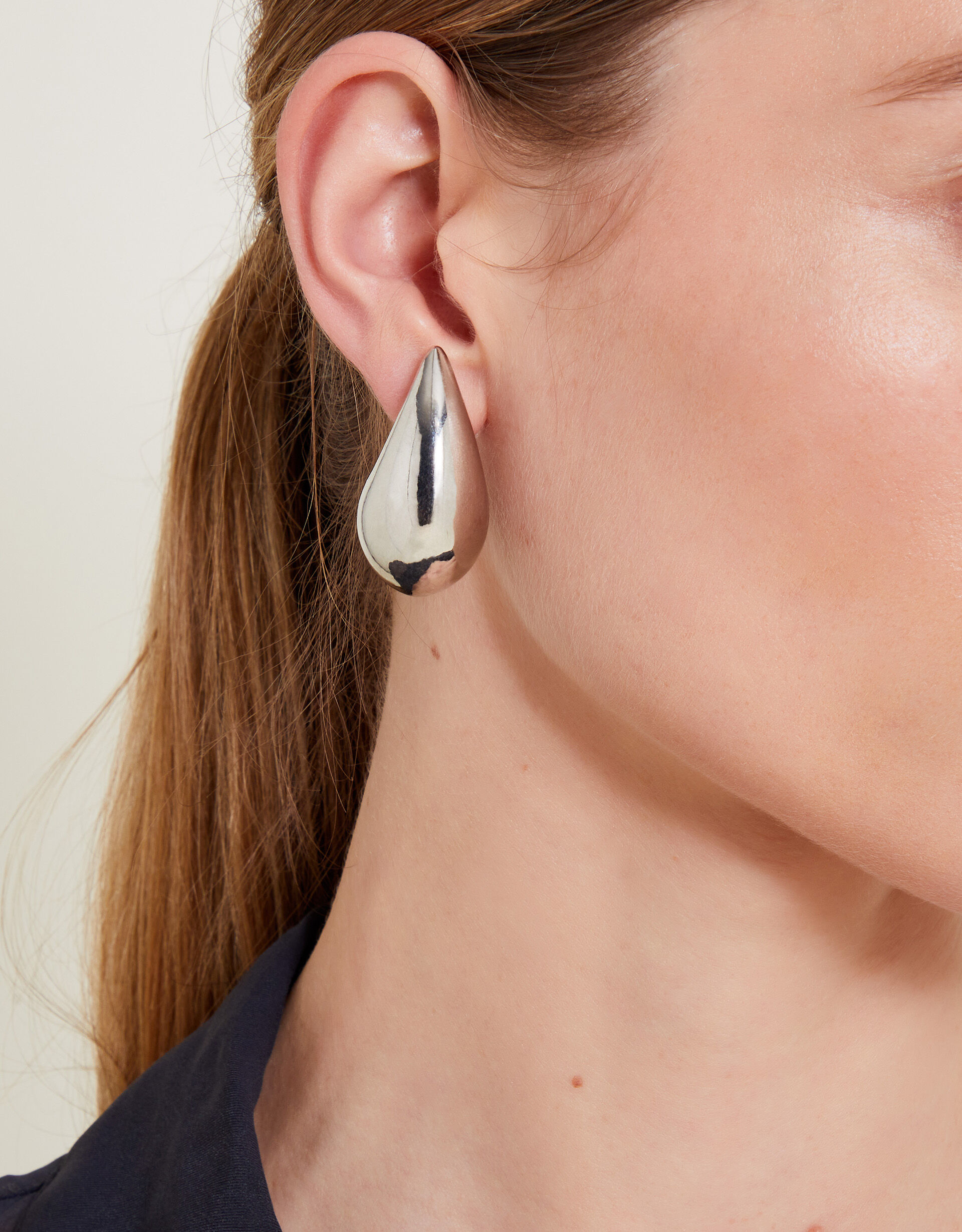 Oversized Molten Earrings | Accessories | Monsoon UK.
