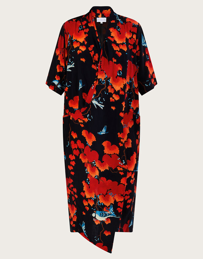 One Hundred Stars Acer Print Dress Black