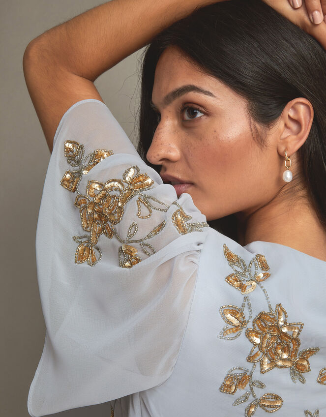 Sarah Embellished Wrap Dress | Evening Dresses | Monsoon UK.