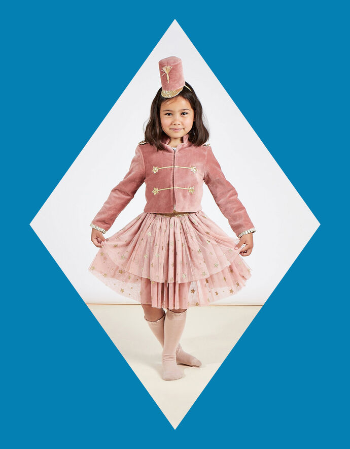 Meri Meri Soldier Costume Pink