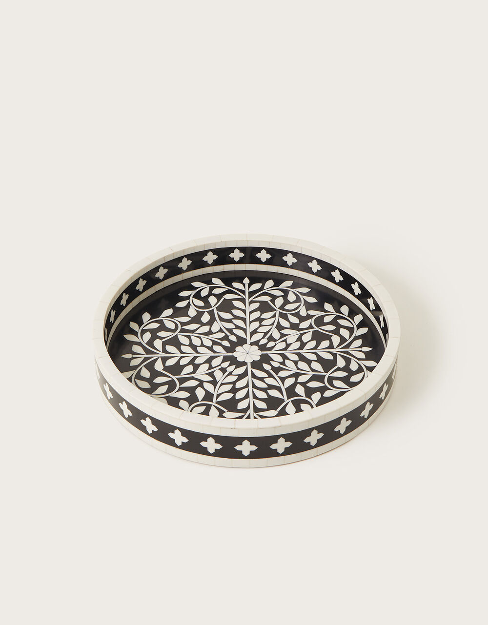 Floral Tiled Round Tray | Decorative Plates & Trays | Monsoon UK.