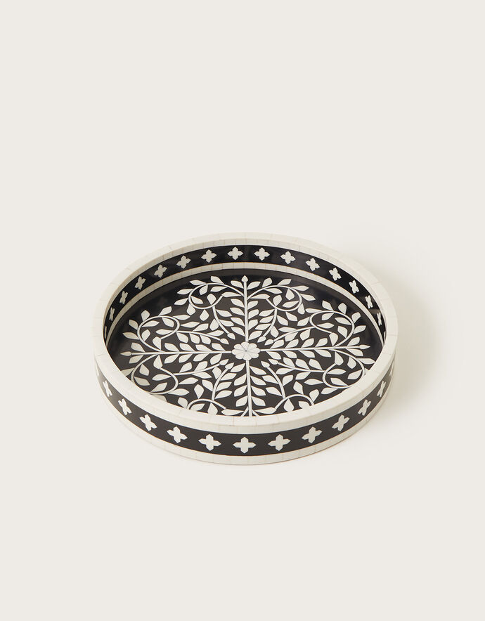 Floral Tiled Round Tray | Decorative Plates & Trays | Monsoon UK.