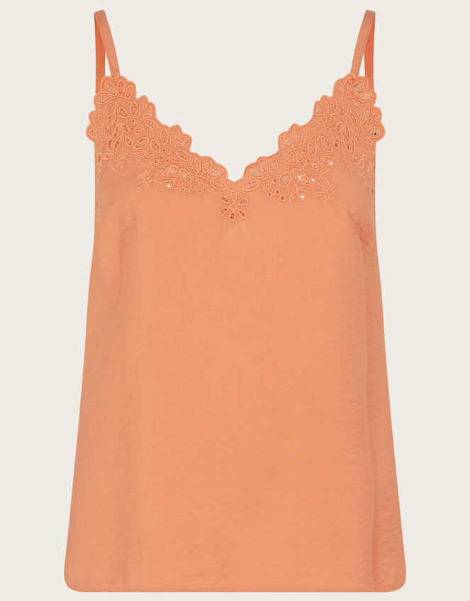 Beatrice Cutwork Cami Top Orange | Vests, Camisoles And Sleeveless Tops ...