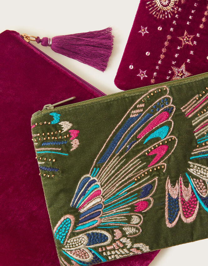 Zip Pouches Set of Three