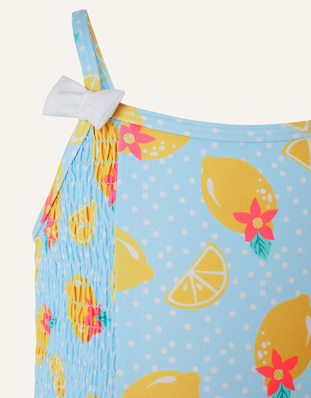 Baby Lemon Print Swimsuit Blue | Baby Girl Beach & Swimwear | Monsoon UK.