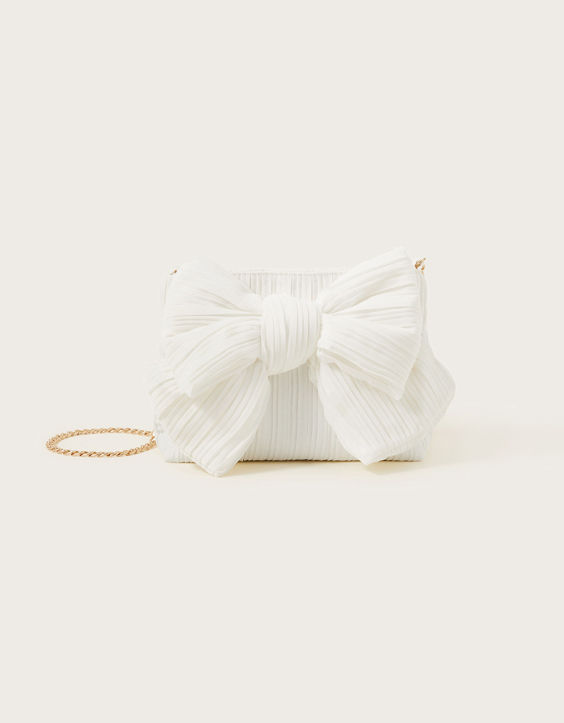 Pleated Bow Bag | Bags & Purses | Monsoon UK.