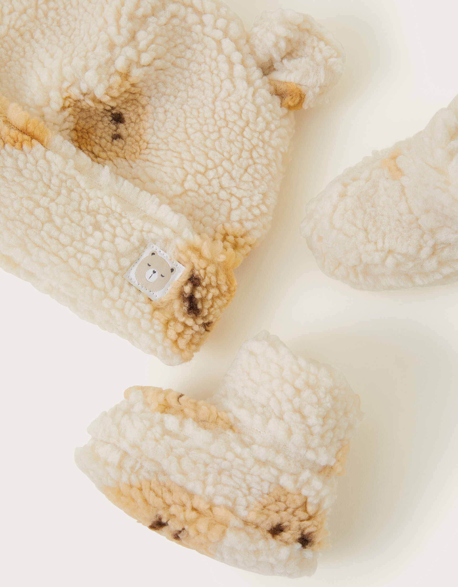 Baby Borg Bear Hat and Boot Set Multi | Baby Accessories | Monsoon UK.