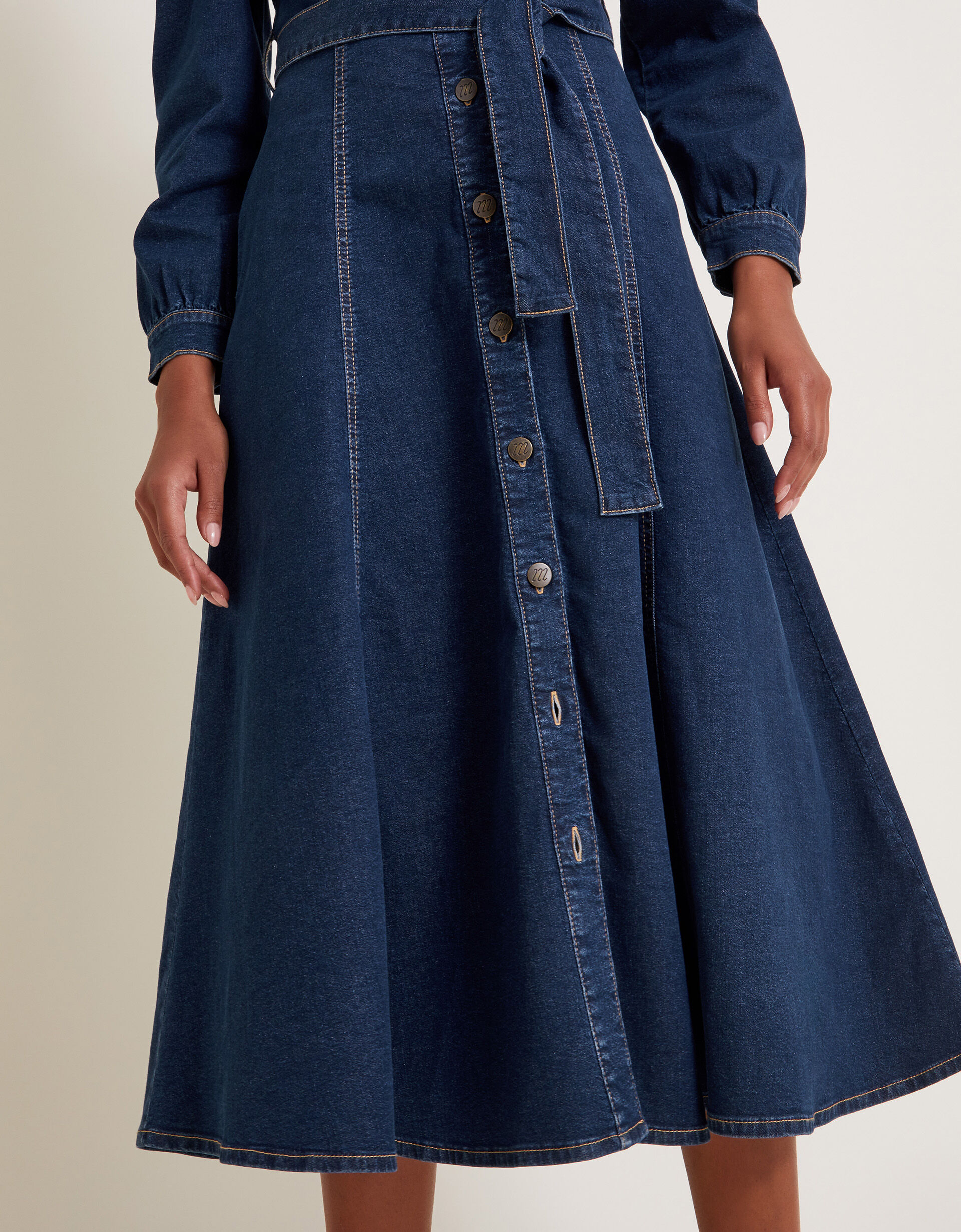 Lulu Denim Dress Blue | Day Dresses | Monsoon UK.