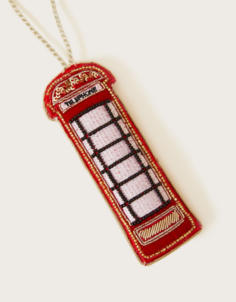London Telephone Box Hanging Decoration | Decorations | Monsoon UK.