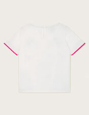 Tropical Palm Print T-Shirt White | Girls' Tops & T-shirts | Monsoon UK.