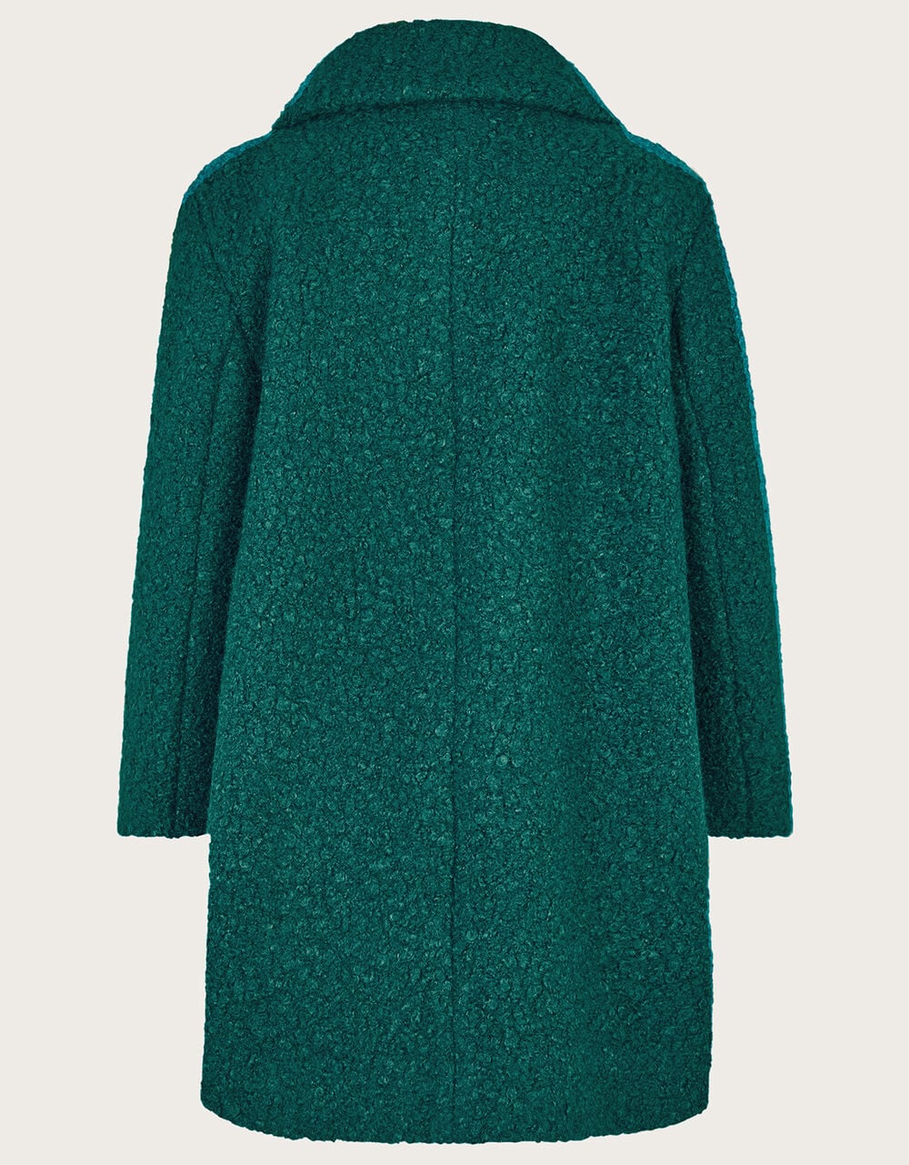 Borg Teddy Swing Coat Teal | Girls' Coats & Jackets | Monsoon UK.