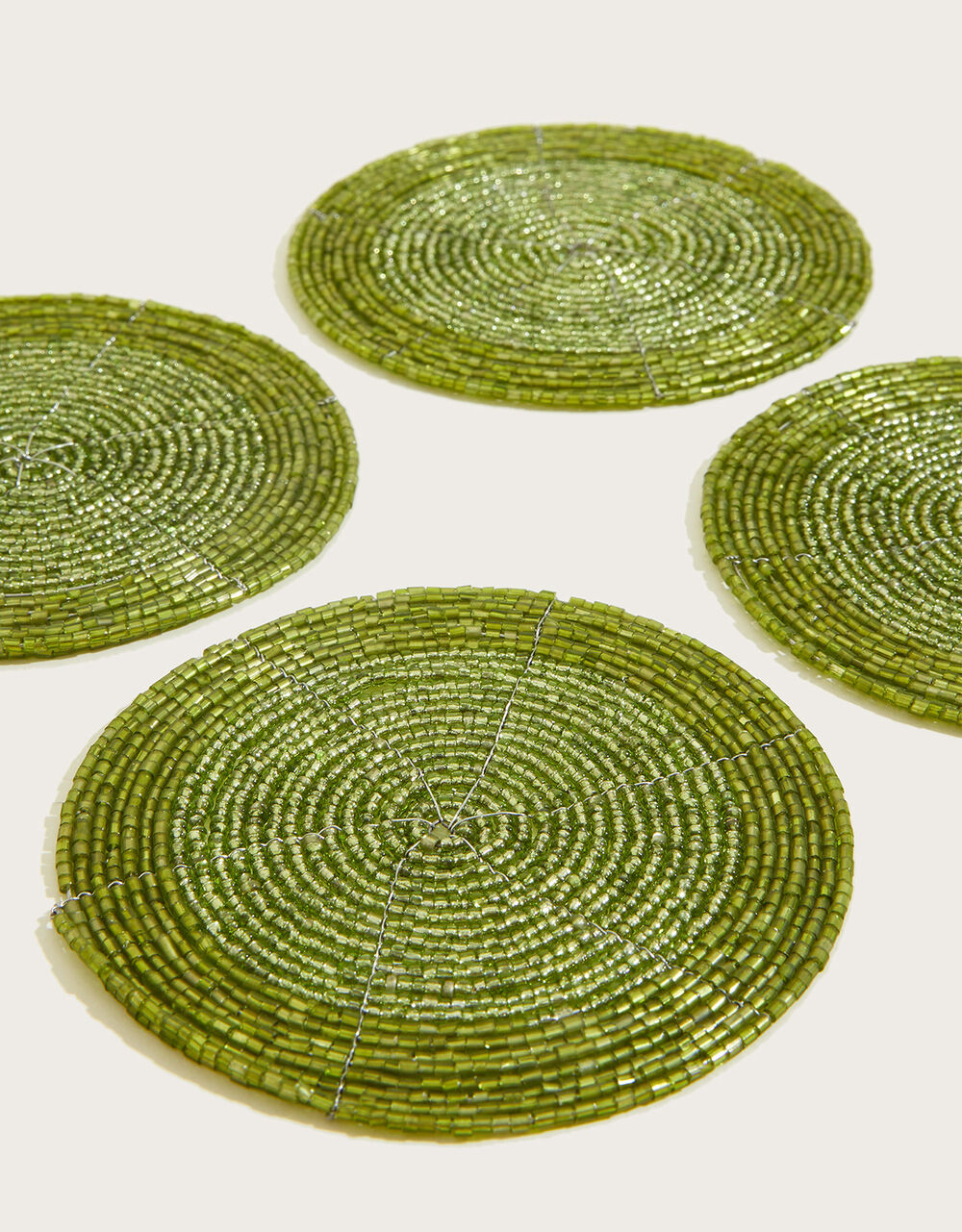 Beaded Coasters 4 Pack | Decorations | Monsoon UK.