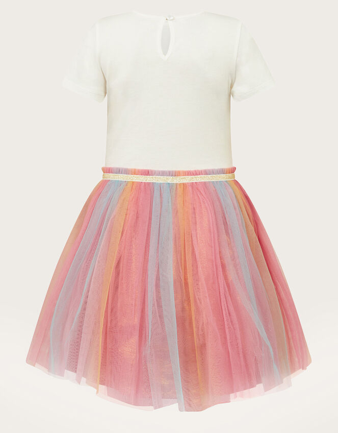 Disco Sun Ray Dress Ivory | Girls' Dresses | Monsoon UK.