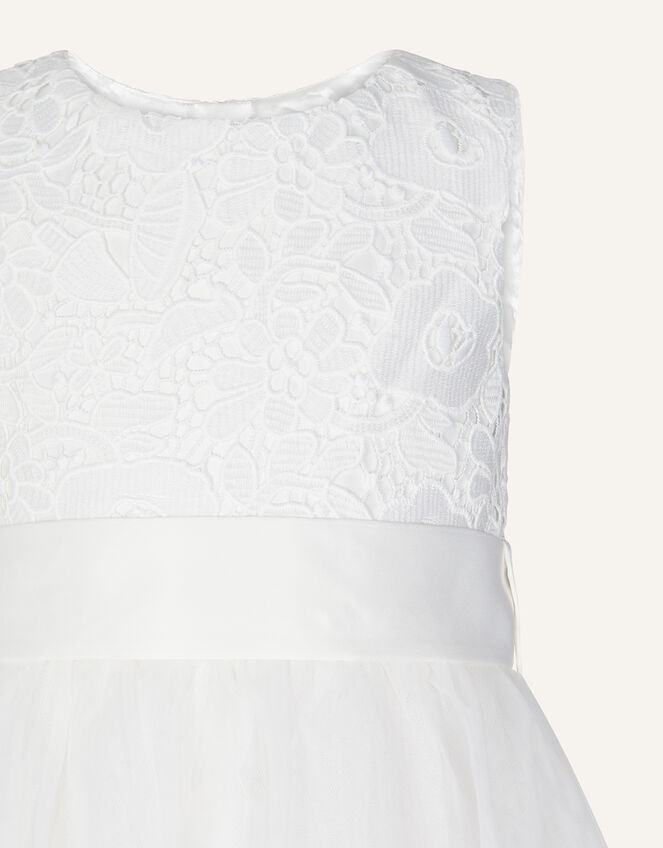 Alice Lace Bodice Tulle Maxi Dress Ivory | Girls' Dresses | Monsoon UK.