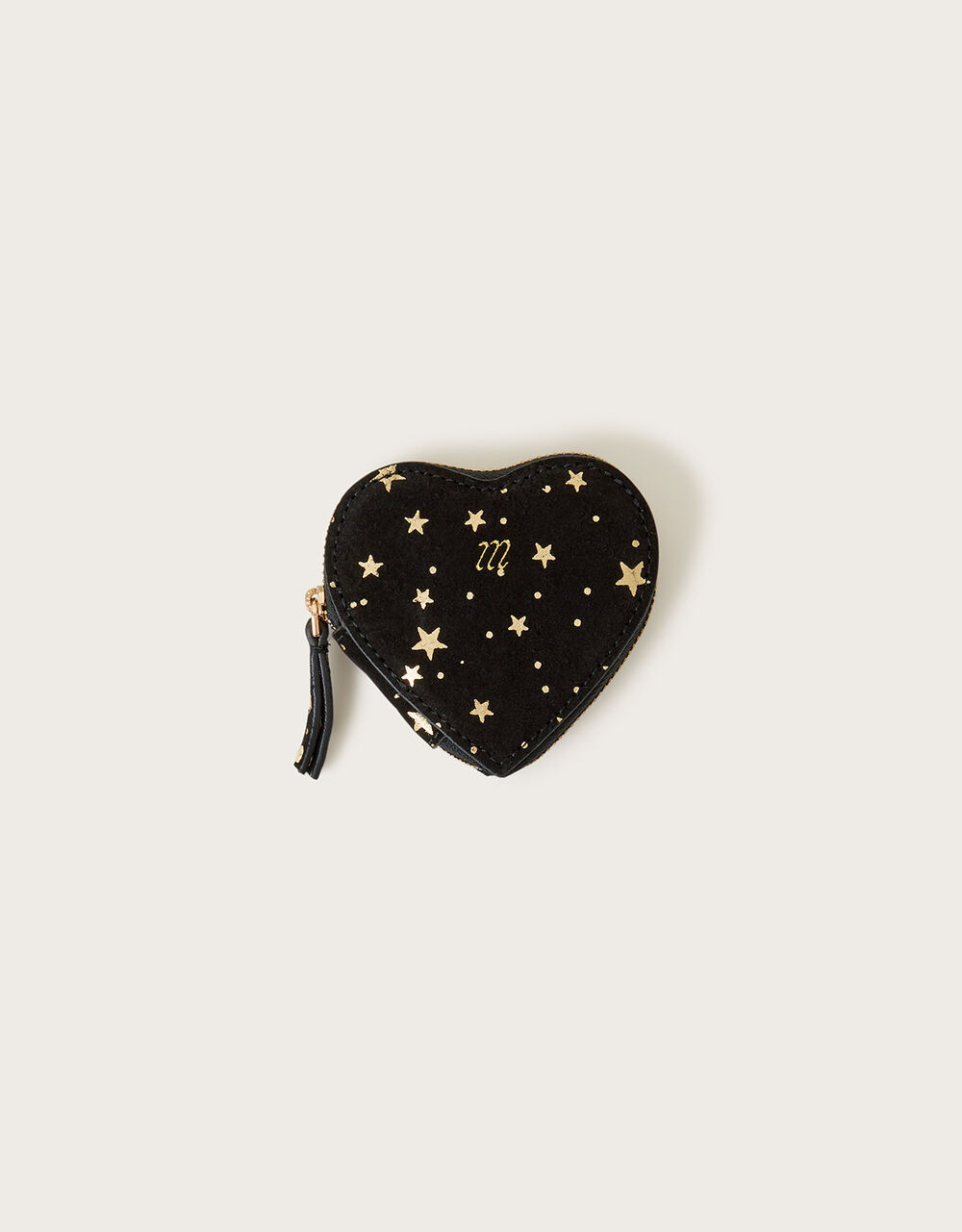 Suede Foil Print Heart Purse | Bags & Purses | Monsoon UK.