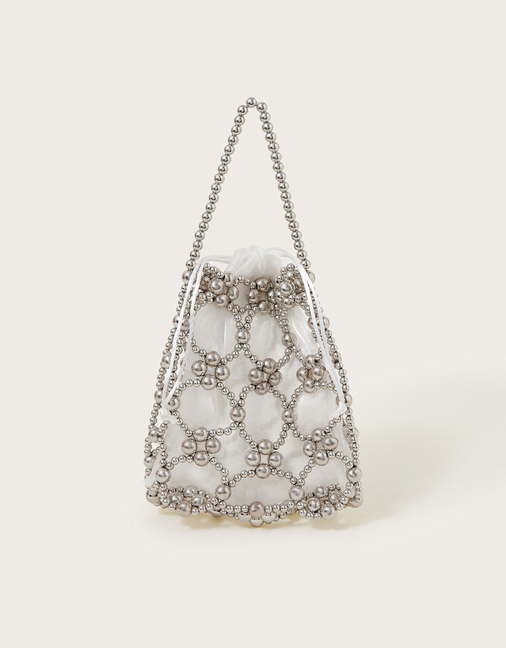 Beau Beaded Drawstring Bag | Accessories | Monsoon UK.