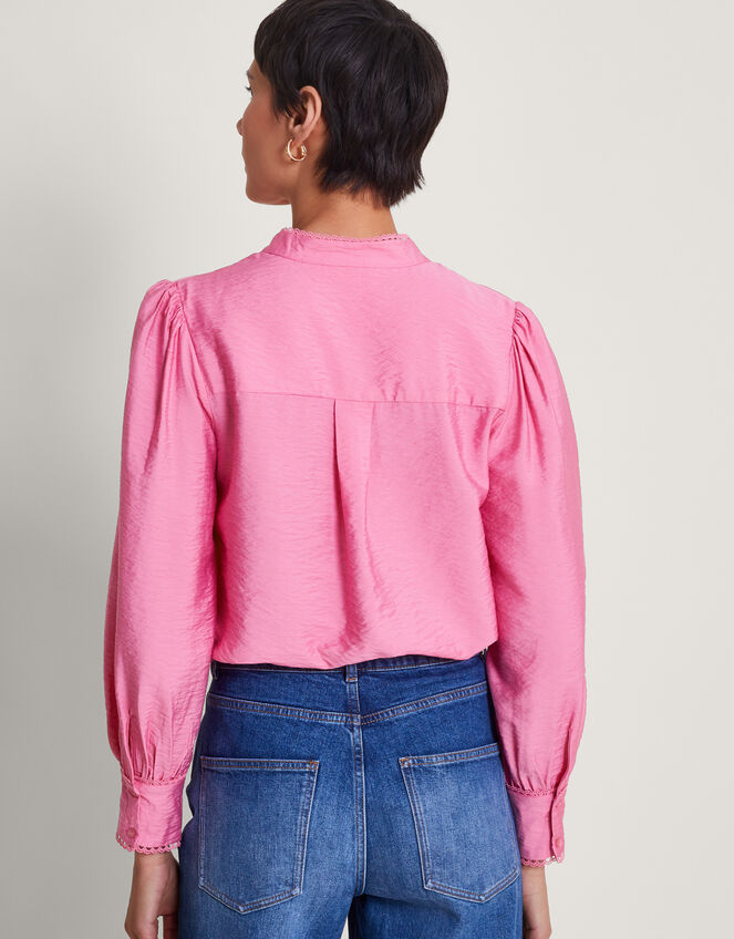 Pippa Plain Blouse Pink | Tops & T-shirts | Monsoon UK.
