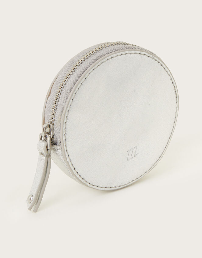 Metallic Leather Round Coin Purse | Bags & Purses | Monsoon UK.