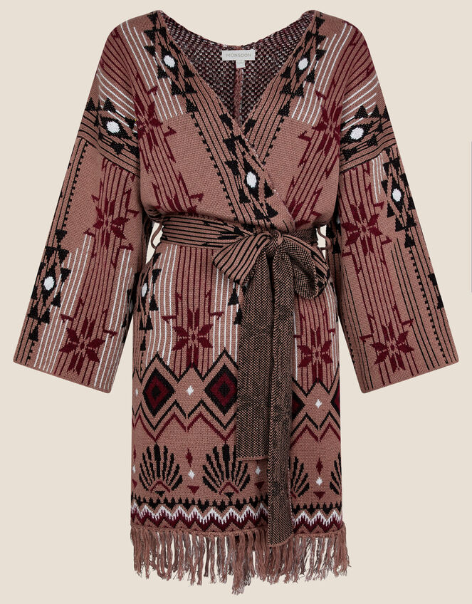 Agata Aztec Belted Cardigan | Cardigans | Monsoon UK.