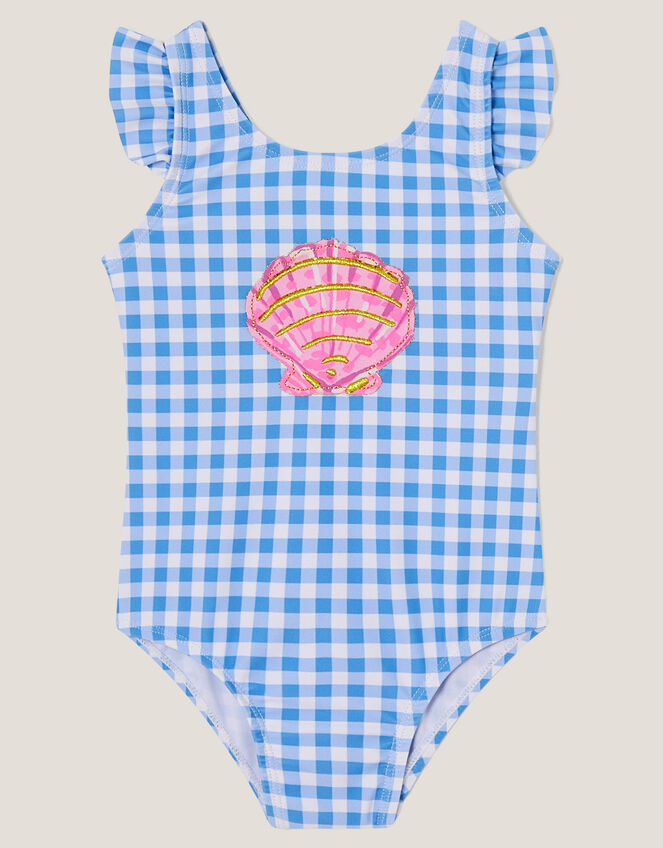 Baby Gingham Seashell Swimsuit Multi | Baby Girl Beach & Swimwear ...