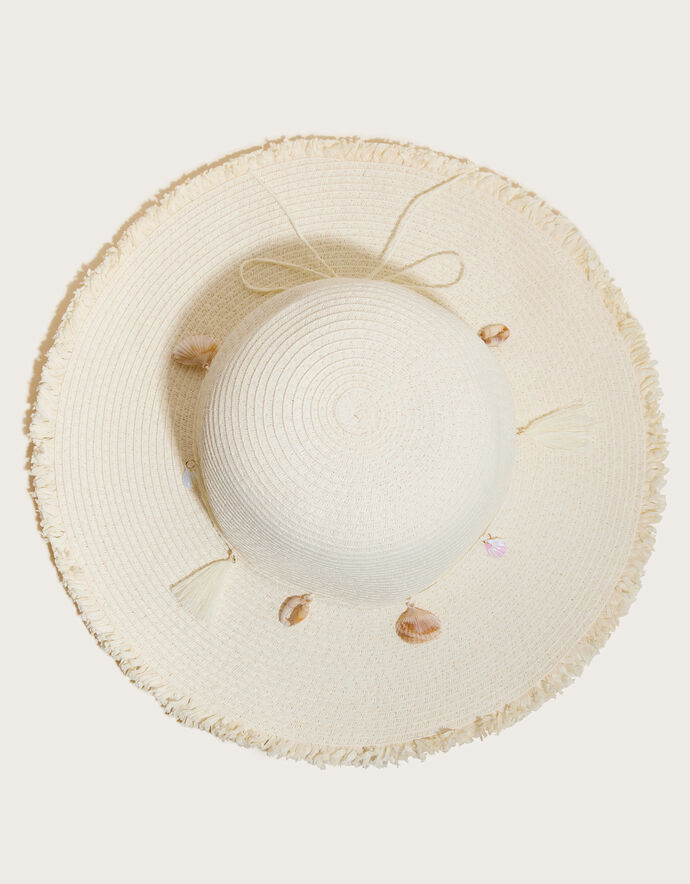 Shell Band Straw Hat
