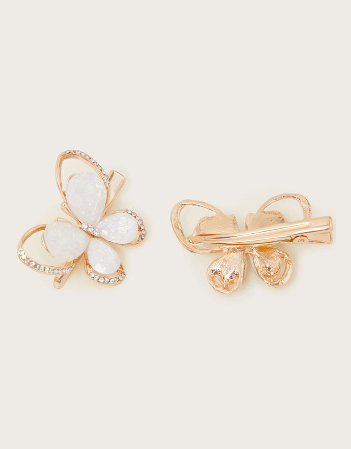 2-Pack Skye Butterfly Clips | Accessories | Monsoon UK.