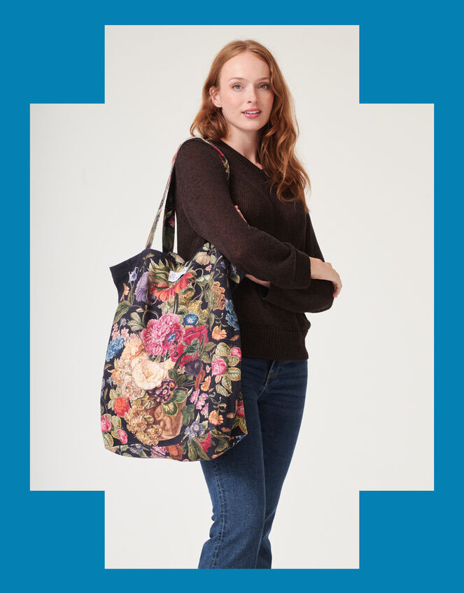 One Hundred Stars Primula Canvas Tote Bag
