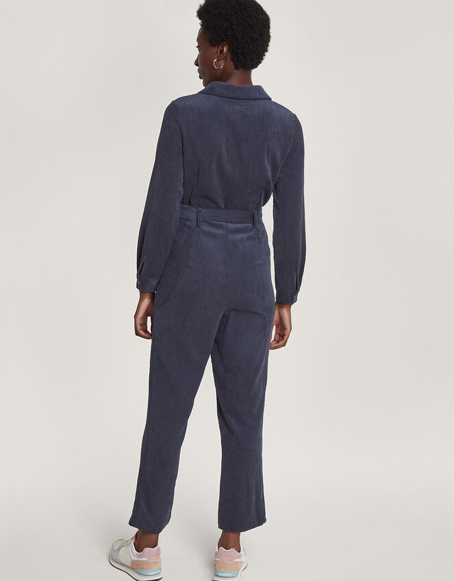 Marissa Cord Jumpsuit Blue | Jumpsuits | Monsoon UK.