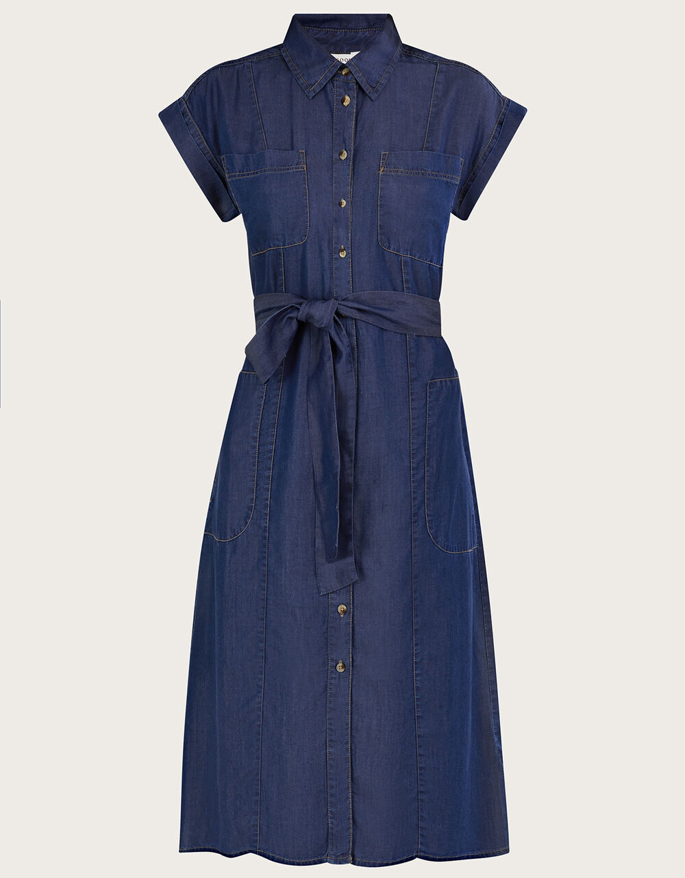 Denim Shirt Dress Blue | Day Dresses | Monsoon UK.