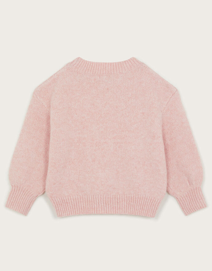 Cornelli Knit Flower Jumper Orange