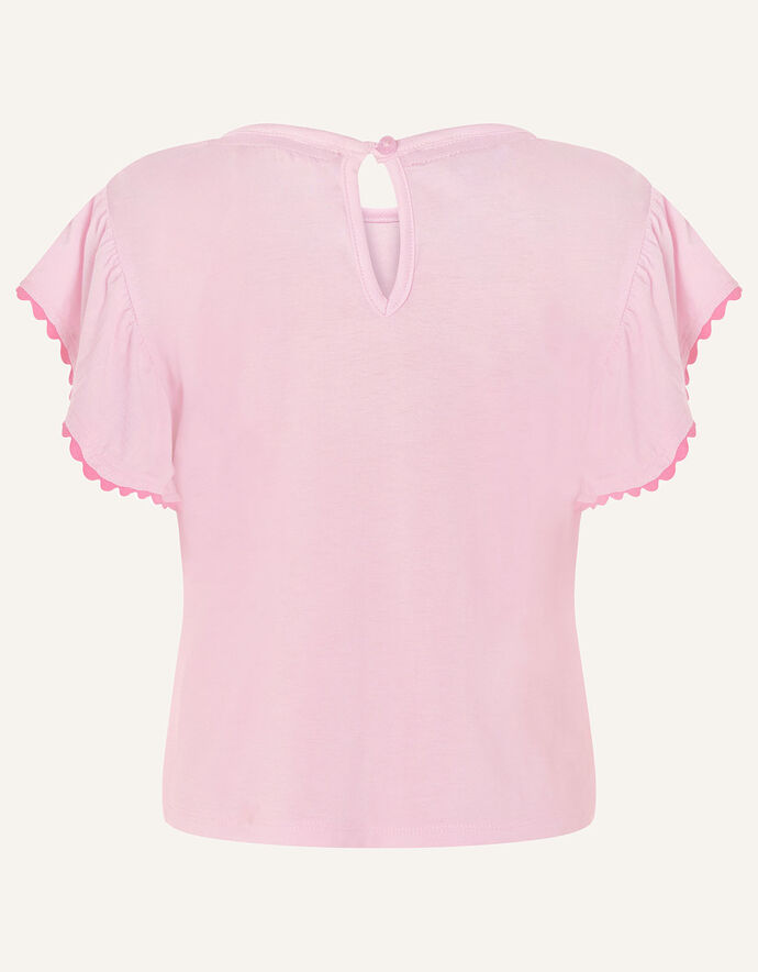 Butterfly Top and Skirt Set Pink