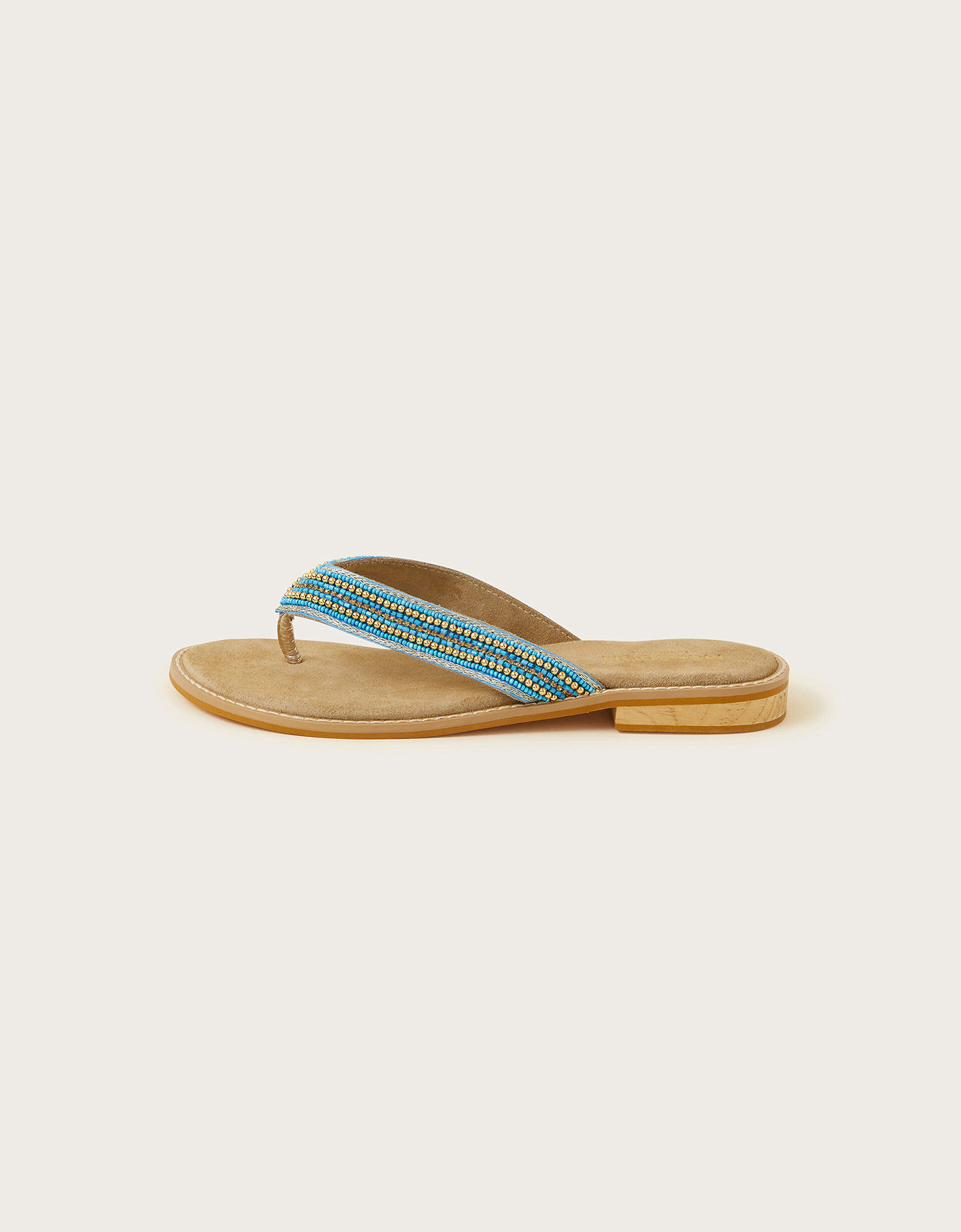 Embellished Toe Post Sandals Blue | Women's Shoes | Monsoon UK.