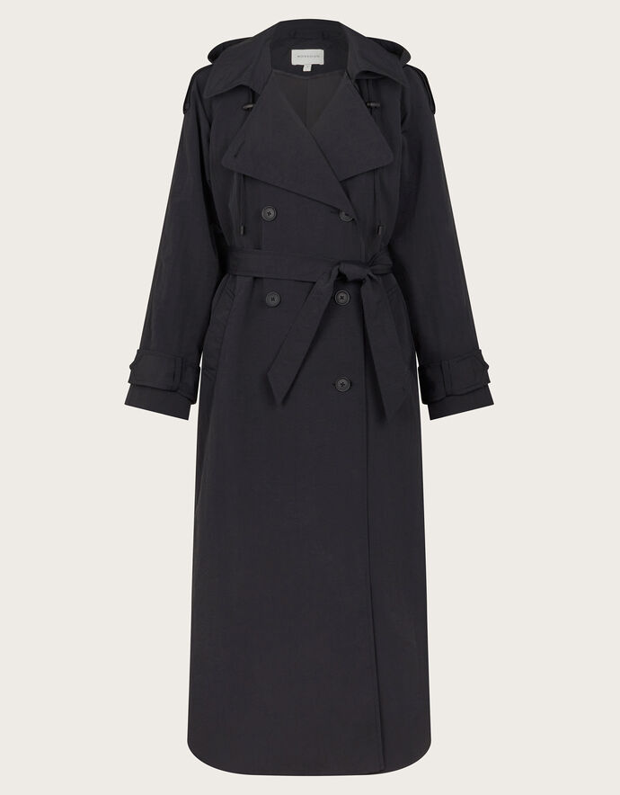 Mimi Longline Trench Coat Black | Women's Jackets | Monsoon UK.